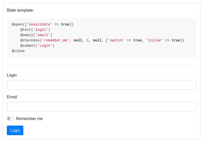 Bgaze.fr - Bootstrap Form